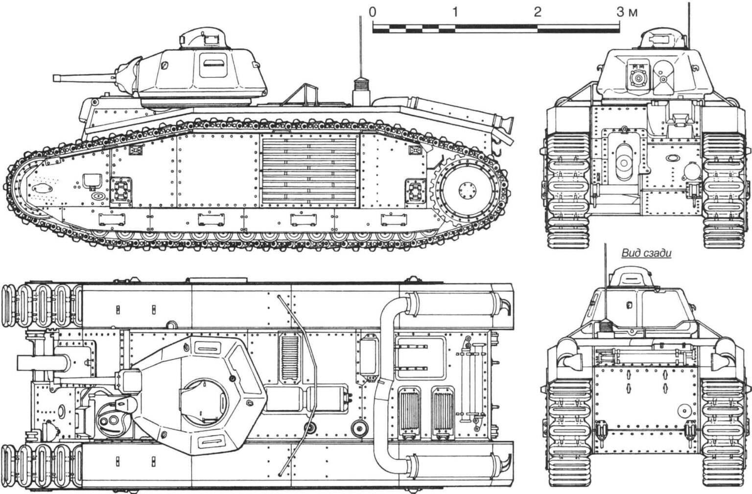 ТЯЖЕЛЫЙ ТАНК B1 | МОДЕЛИСТ-КОНСТРУКТОР
