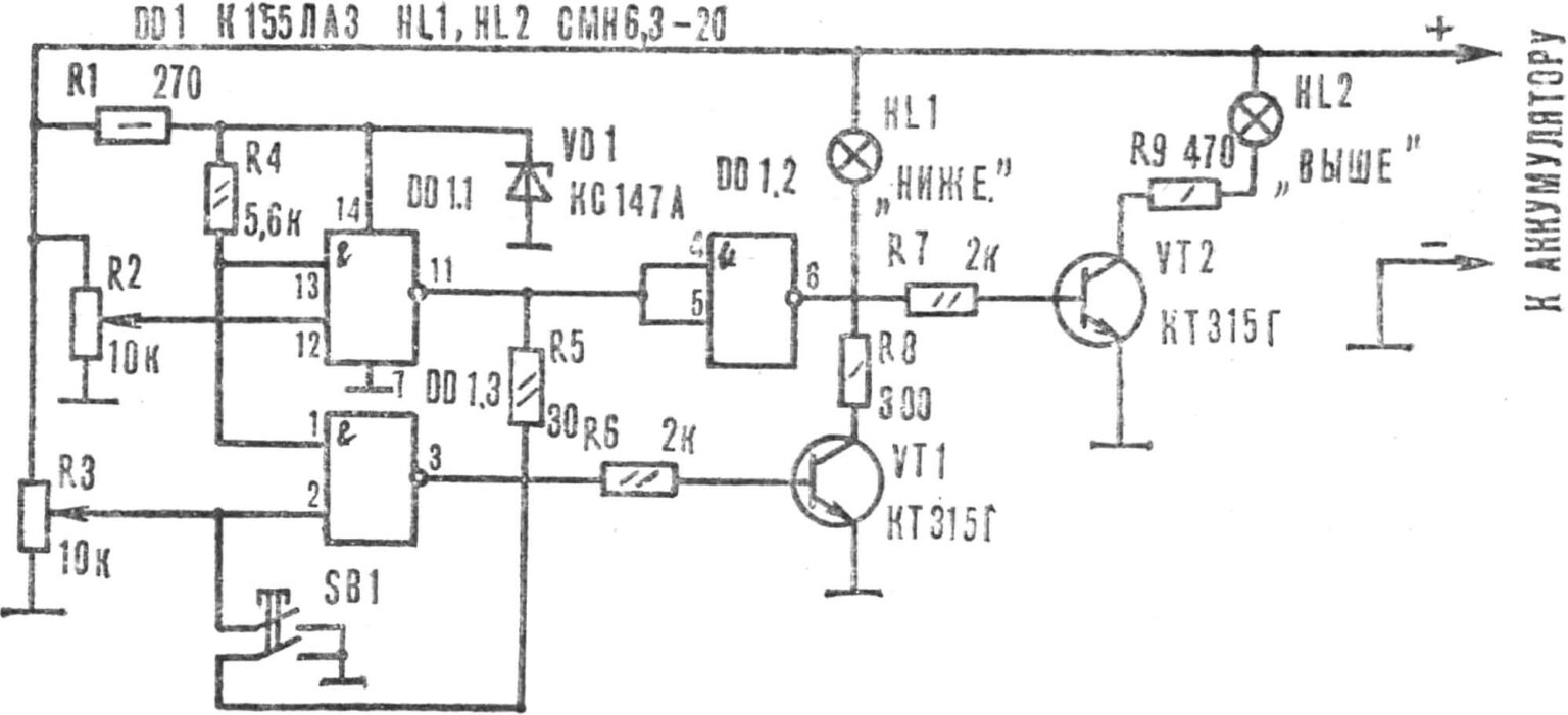 Diagnostic voltmeter | MODEL CONSTRUCTION